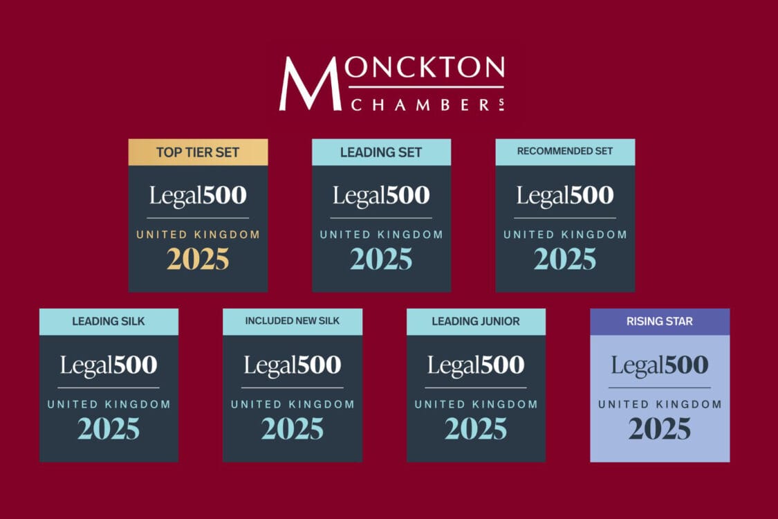 The Legal 500 UK Bar Guide 2025 | Monckton Chambers