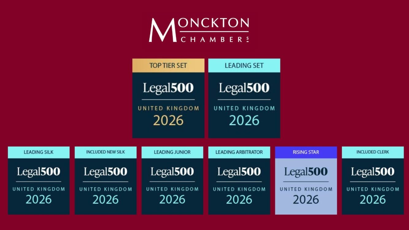 The Legal 500 Bar Guide 2026 | Monckton Chambers